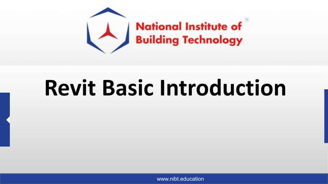 Revit Basic Introduction | PPTX