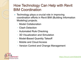 Revit BIM Coordination: Streamlining Collaboration & Efficiency | PPTX