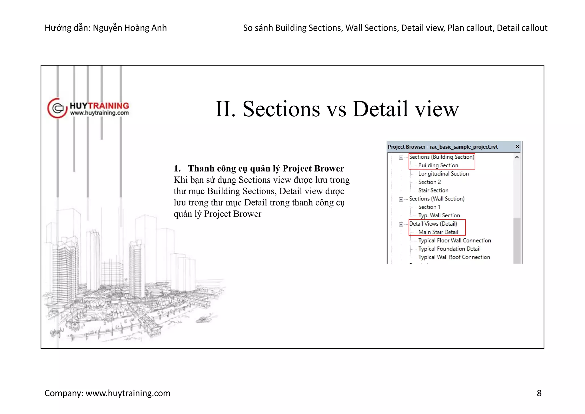 So Sánh building sections, wall sections, detail view, plan callout ...