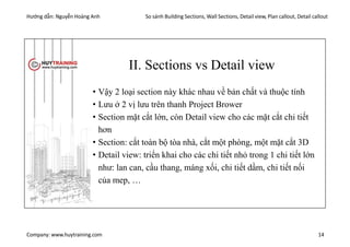 So Sánh building sections, wall sections, detail view, plan callout ...