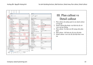 So Sánh building sections, wall sections, detail view, plan callout ...