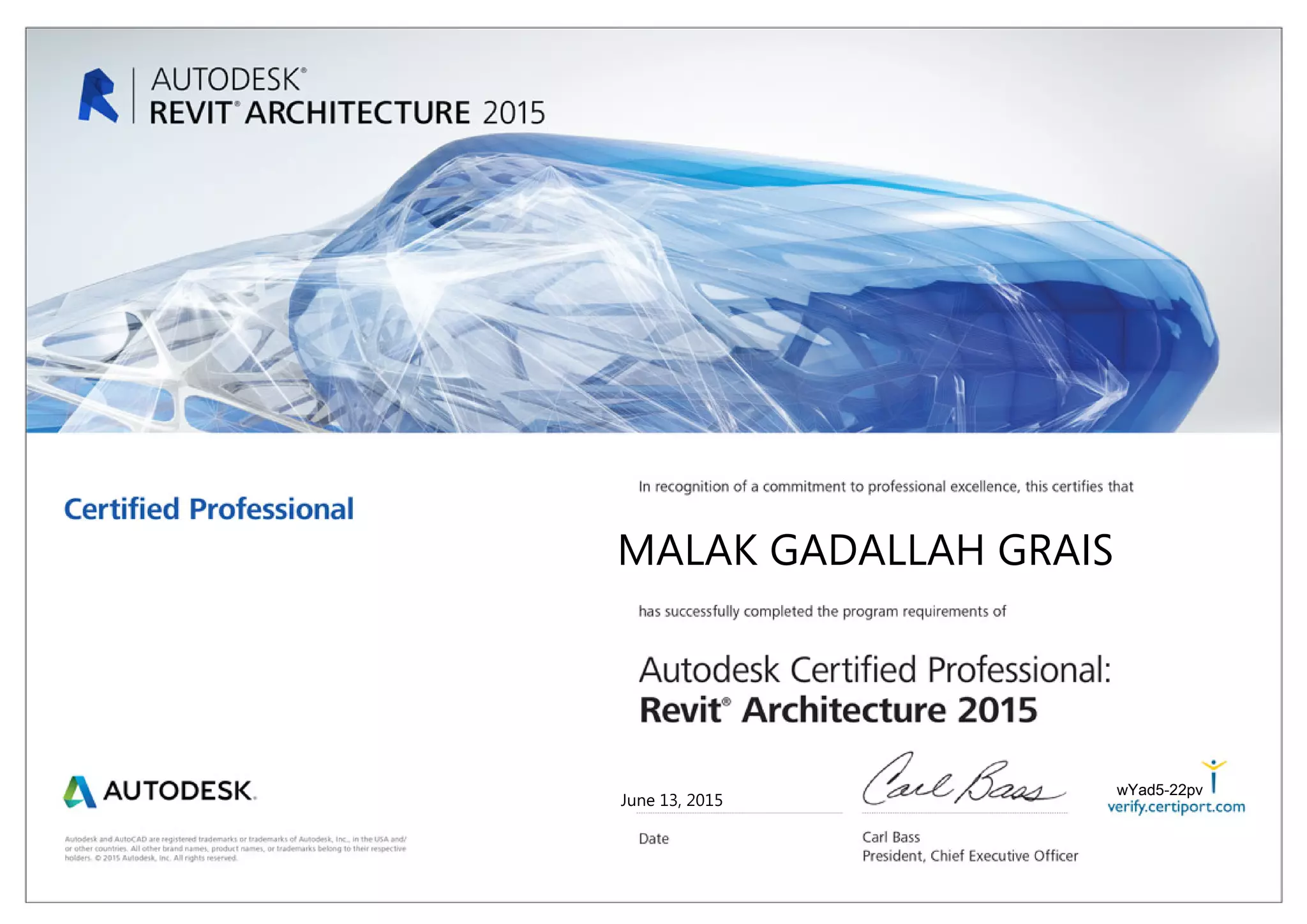 Revit certificate professional | PPT
