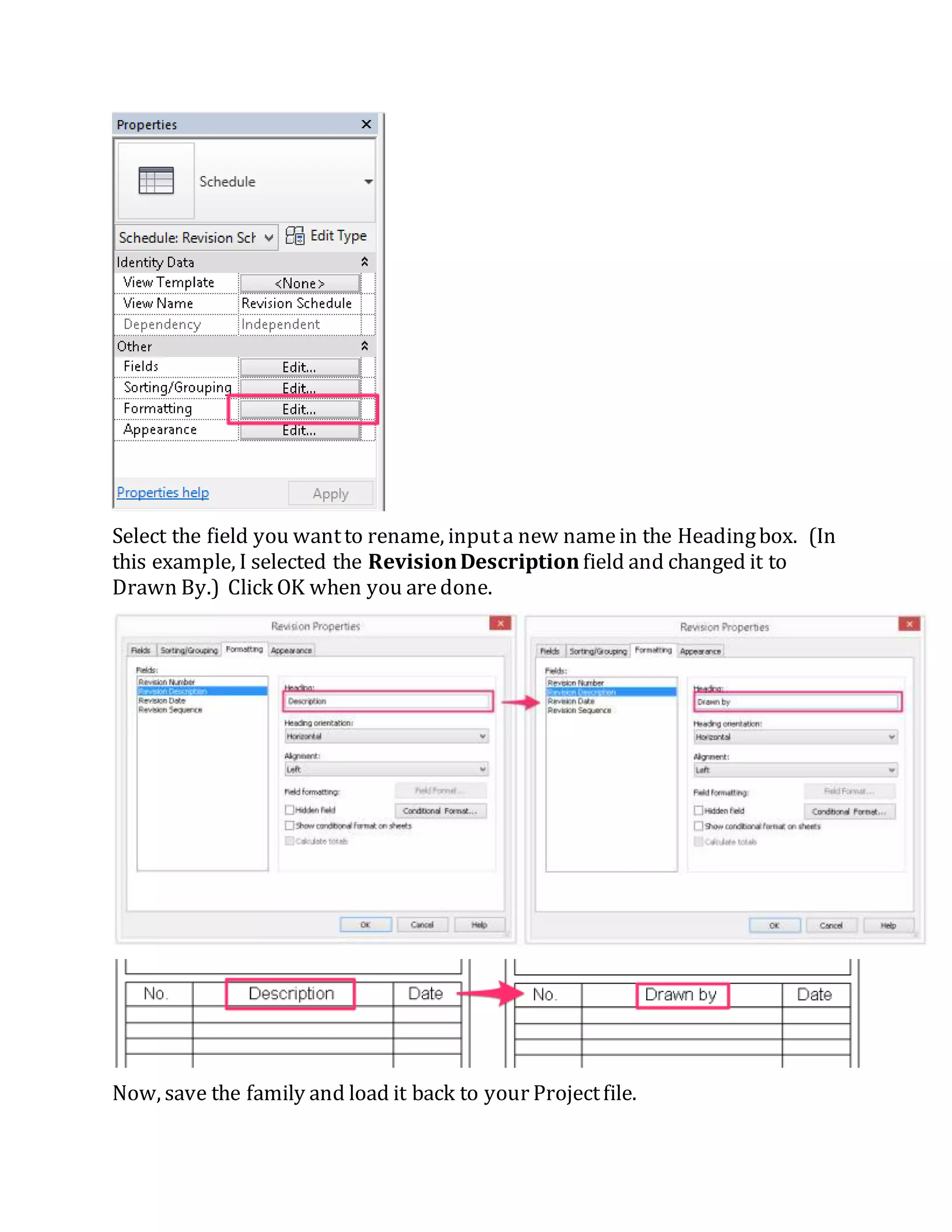 Revit drafting procedure | DOCX