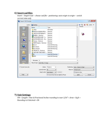 Revit drafting procedure | DOCX