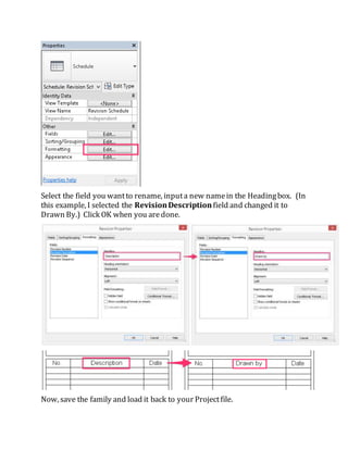 Revit drafting procedure | DOCX