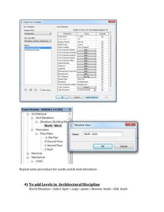 Revit drafting procedure | DOCX