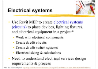 Revit MEP Electrical Material for beginners | PDF