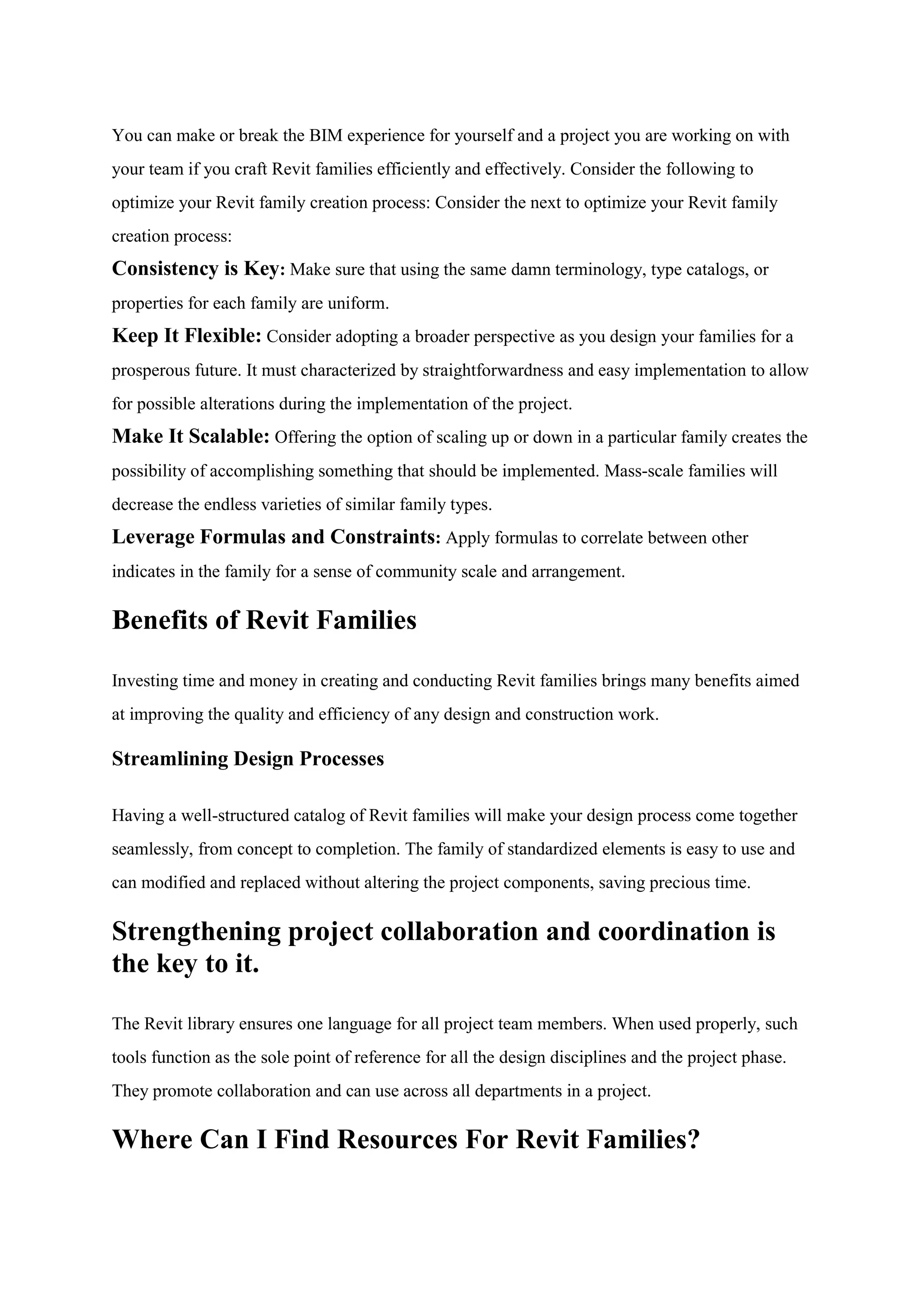Revit Family Creation Guide: All You Need to Know | PDF