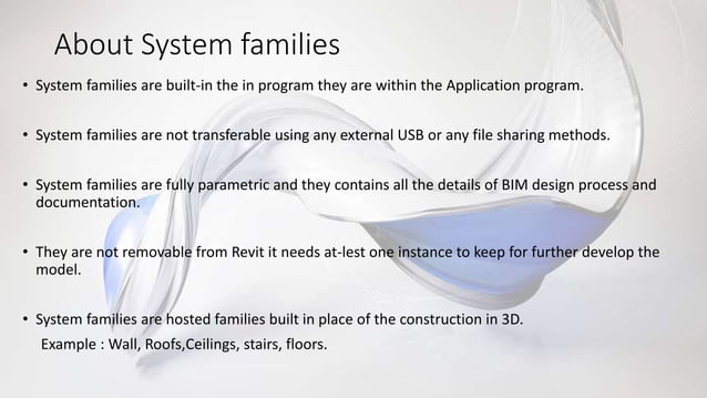 Revit Families | PPTX