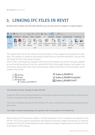 Revit IFC Manual (Industry Foundation Classes) | PDF