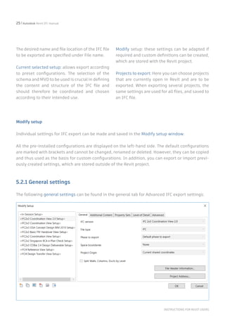 Revit IFC Manual (Industry Foundation Classes) | PDF