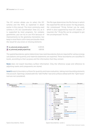 Revit IFC Manual (Industry Foundation Classes) | PDF
