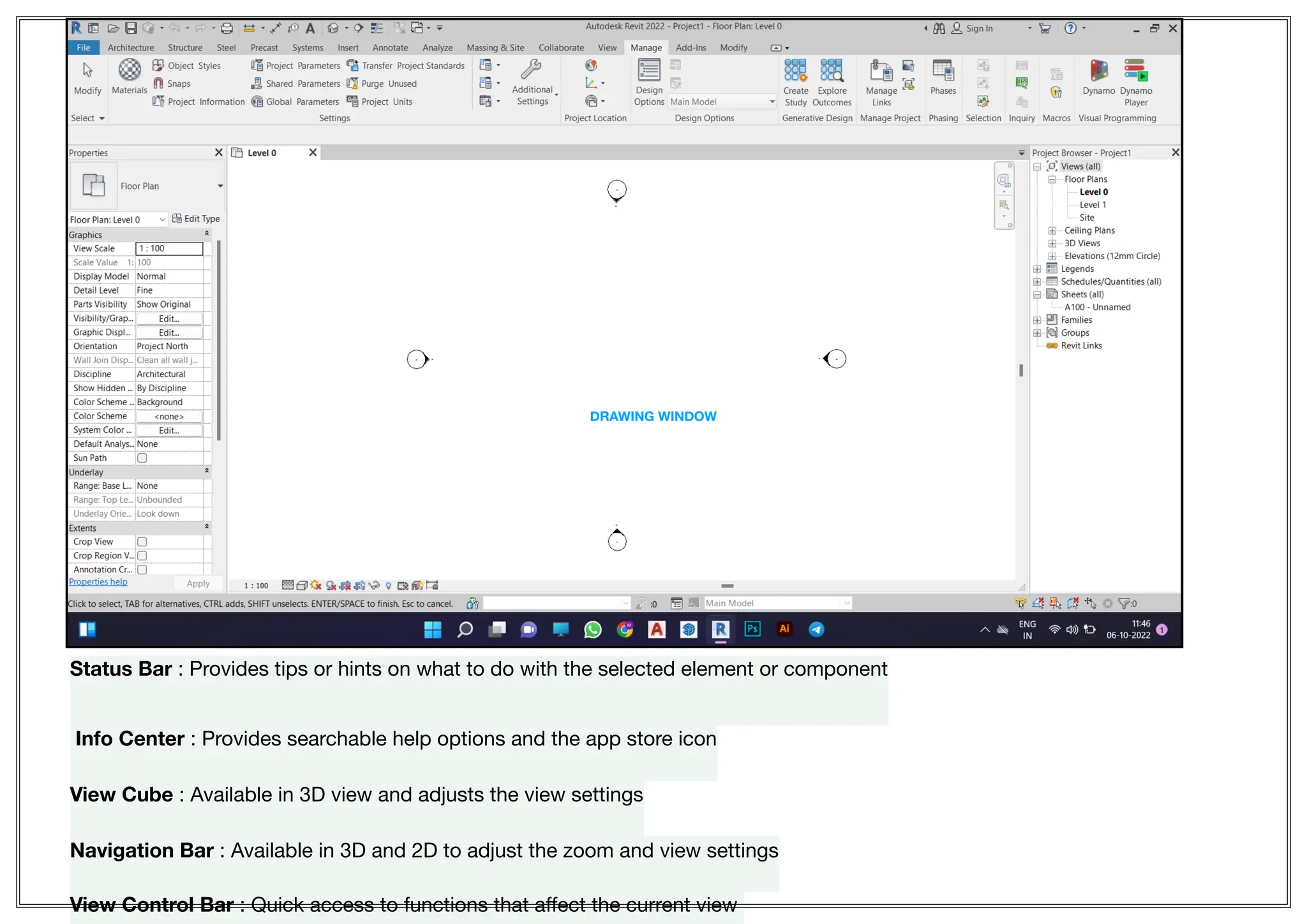 Revit Interface By Neetu FOR ARCHITECTURE STUDENTS | PDF