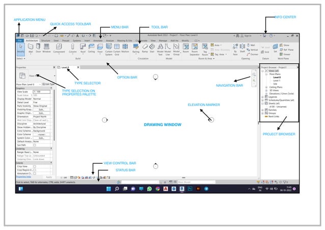 Revit Interface By Neetu FOR ARCHITECTURE STUDENTS | PPT