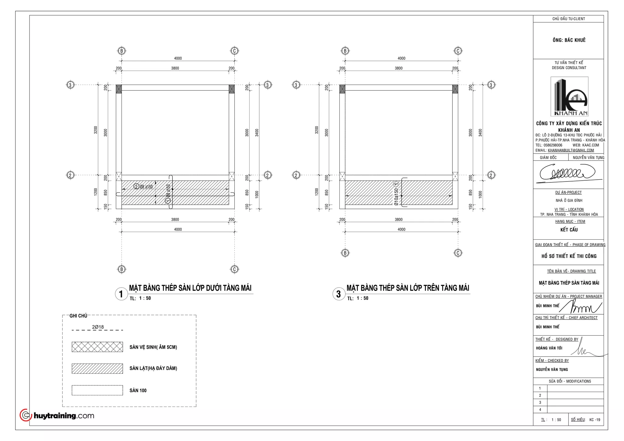 Revit Structure Kết cấu nhà phố 6x8m | PDF