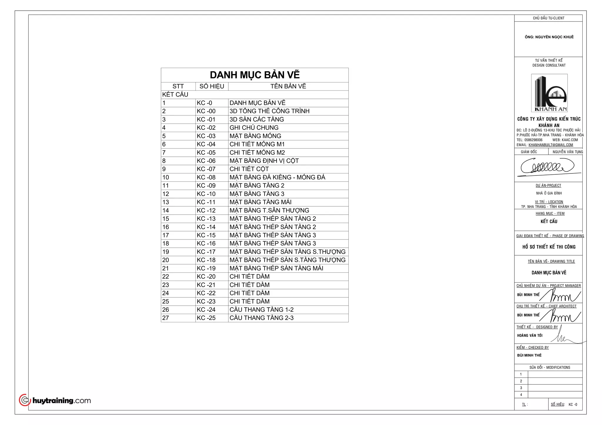 Revit Structure Kết cấu nhà phố 6x8m | PDF