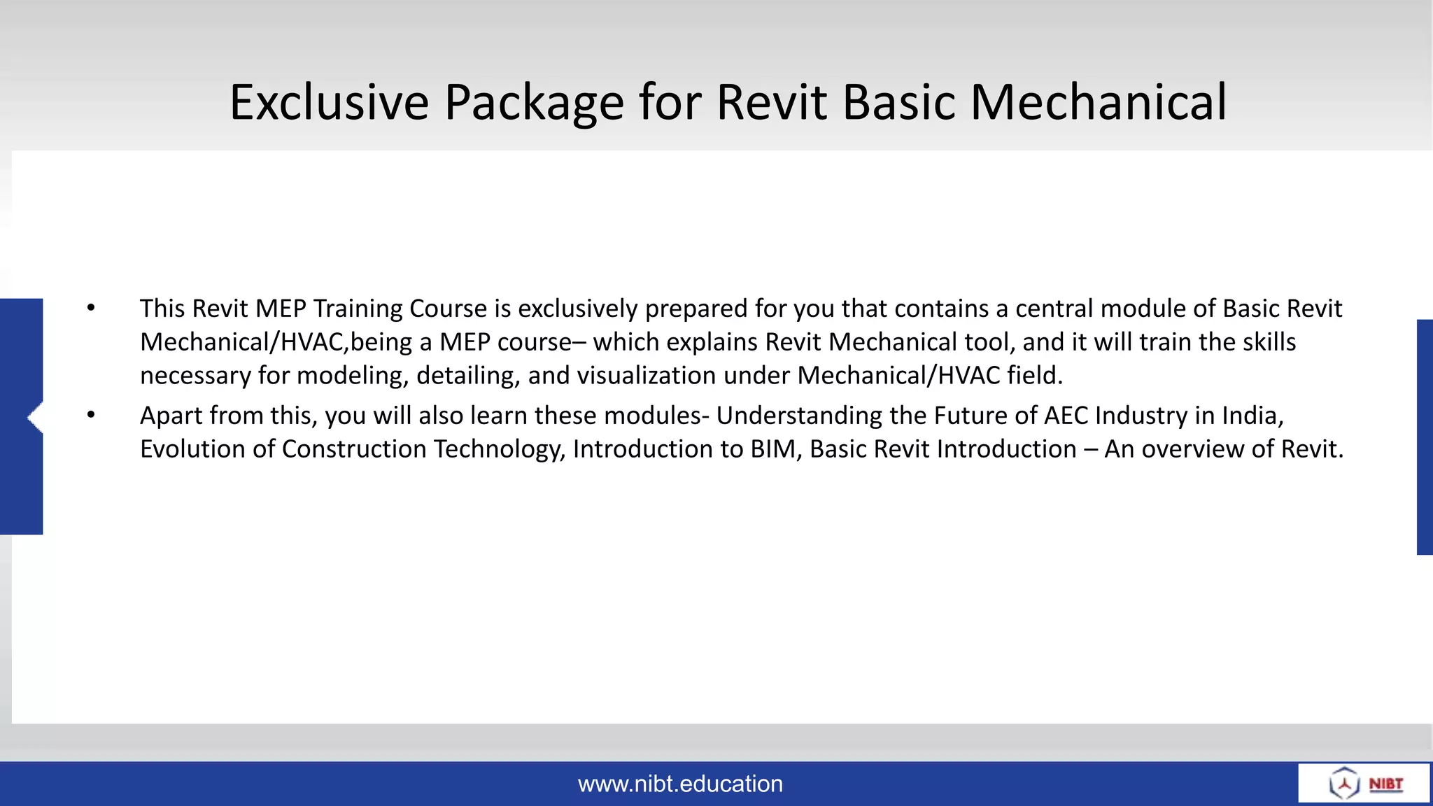 Essential Autodesk Revit Mechanical Courses | PPT