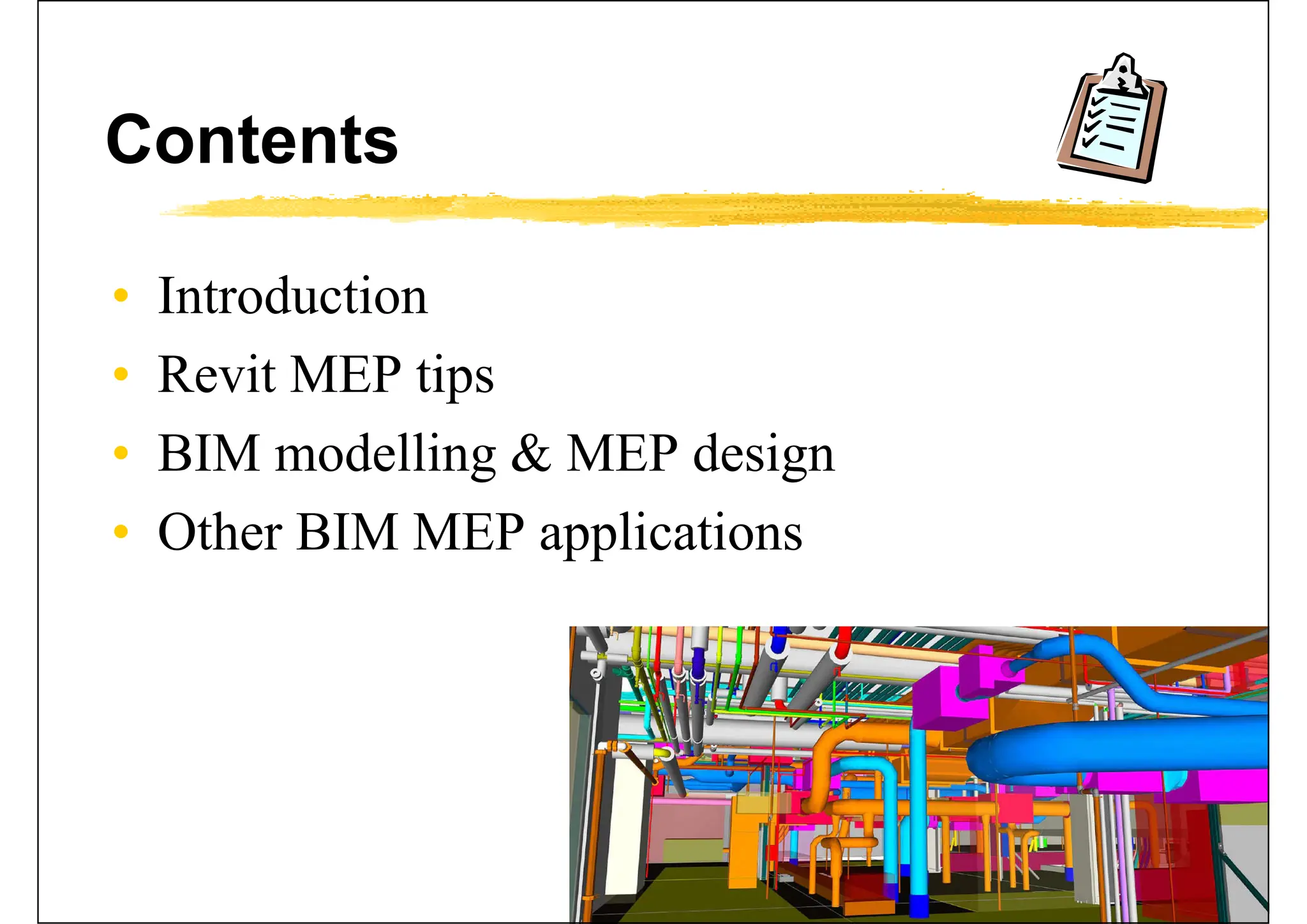 REVIT MEP BASIC PPT - A PPT on MEP REVIT Design | PDF