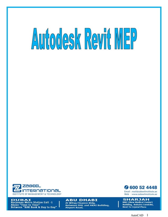 Revit mep brochure | PDF
