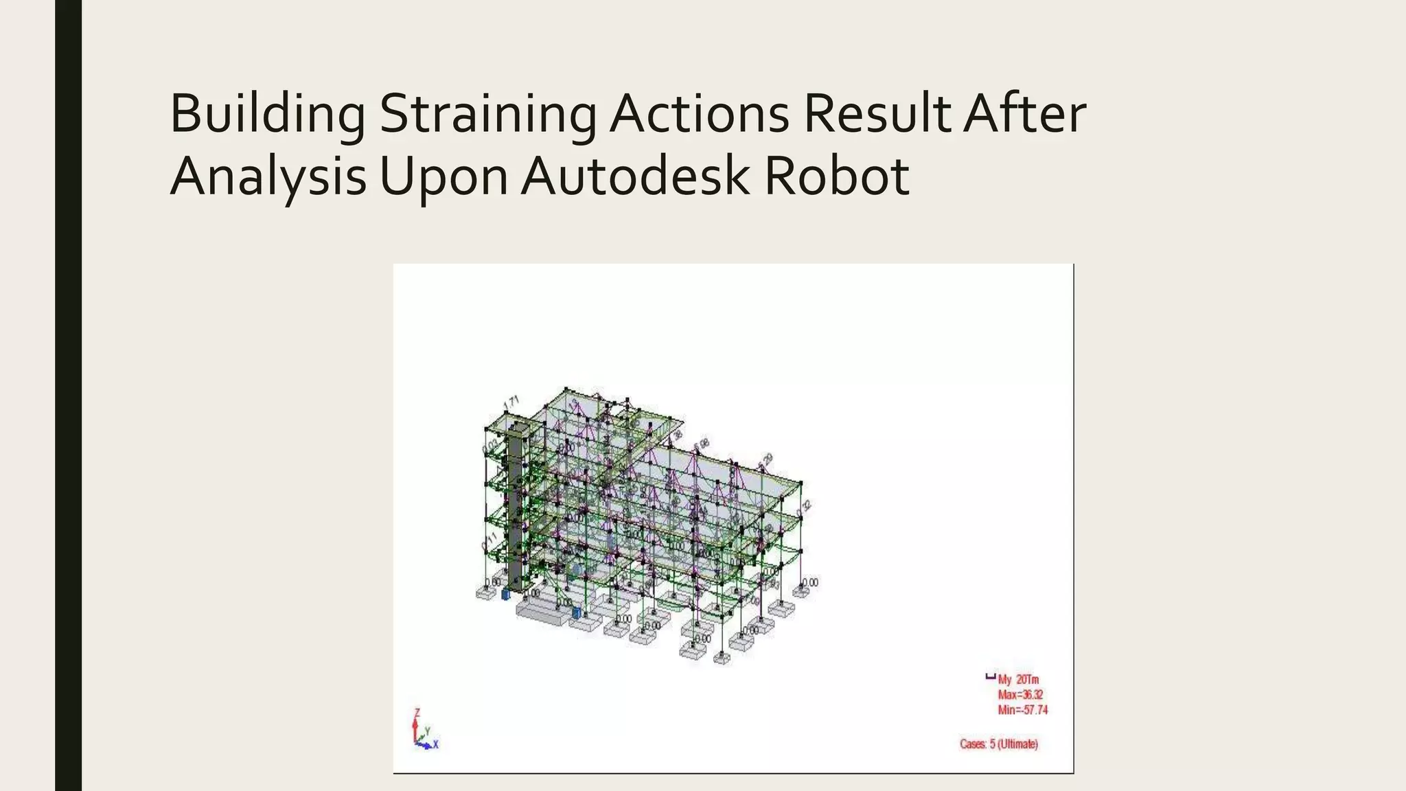 Revit Modelling & Robot Analysis For A Building | PPTX