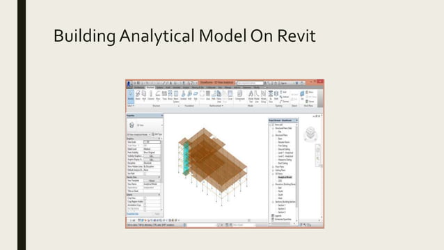 Revit Modelling & Robot Analysis For A Building | PPTX
