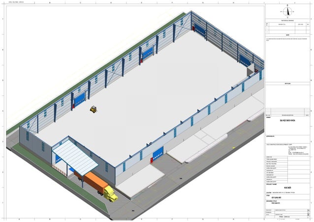 REVIT NHA CONG NGHIEP - STEEL WAREHOUSE | PDF