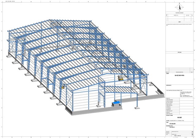 REVIT NHA CONG NGHIEP - STEEL WAREHOUSE | PDF