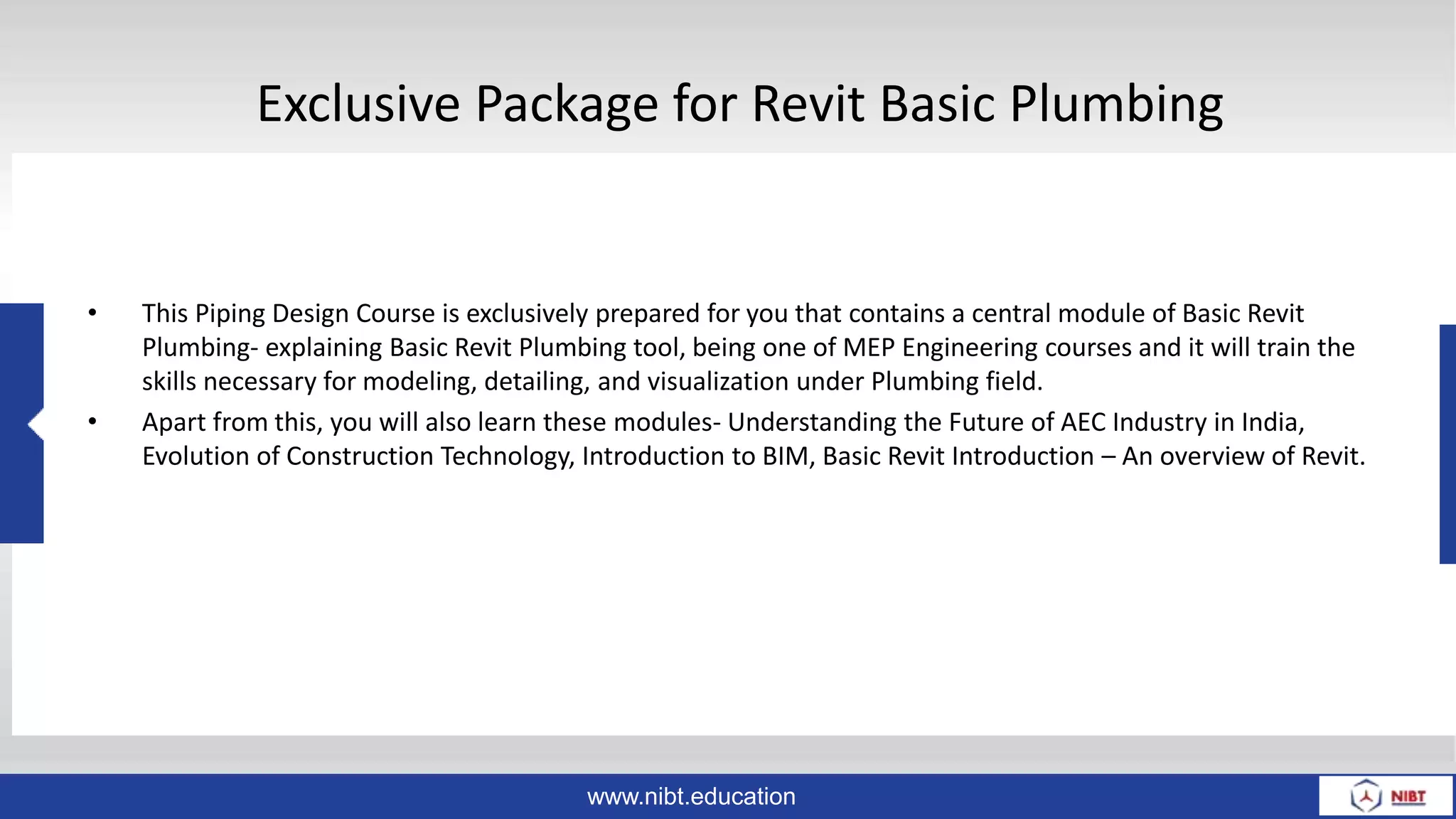 Essential Autodesk Revit Plumbing Courses | PPTX