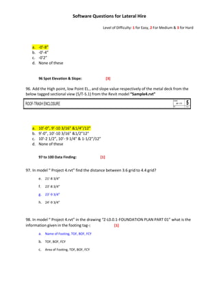 Building Design: Revit is commonly used by all | PDF
