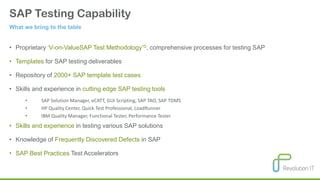 Revolution IT SAP Competency | PPT