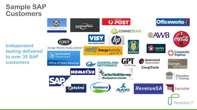 Revolution IT SAP Competency | PPT