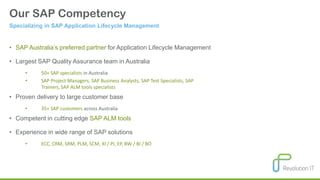 Revolution IT SAP Competency | PPT