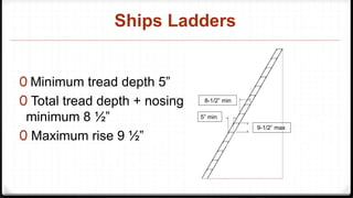 Ships Ladder Revit Drawings and Code Considerations | PPTX