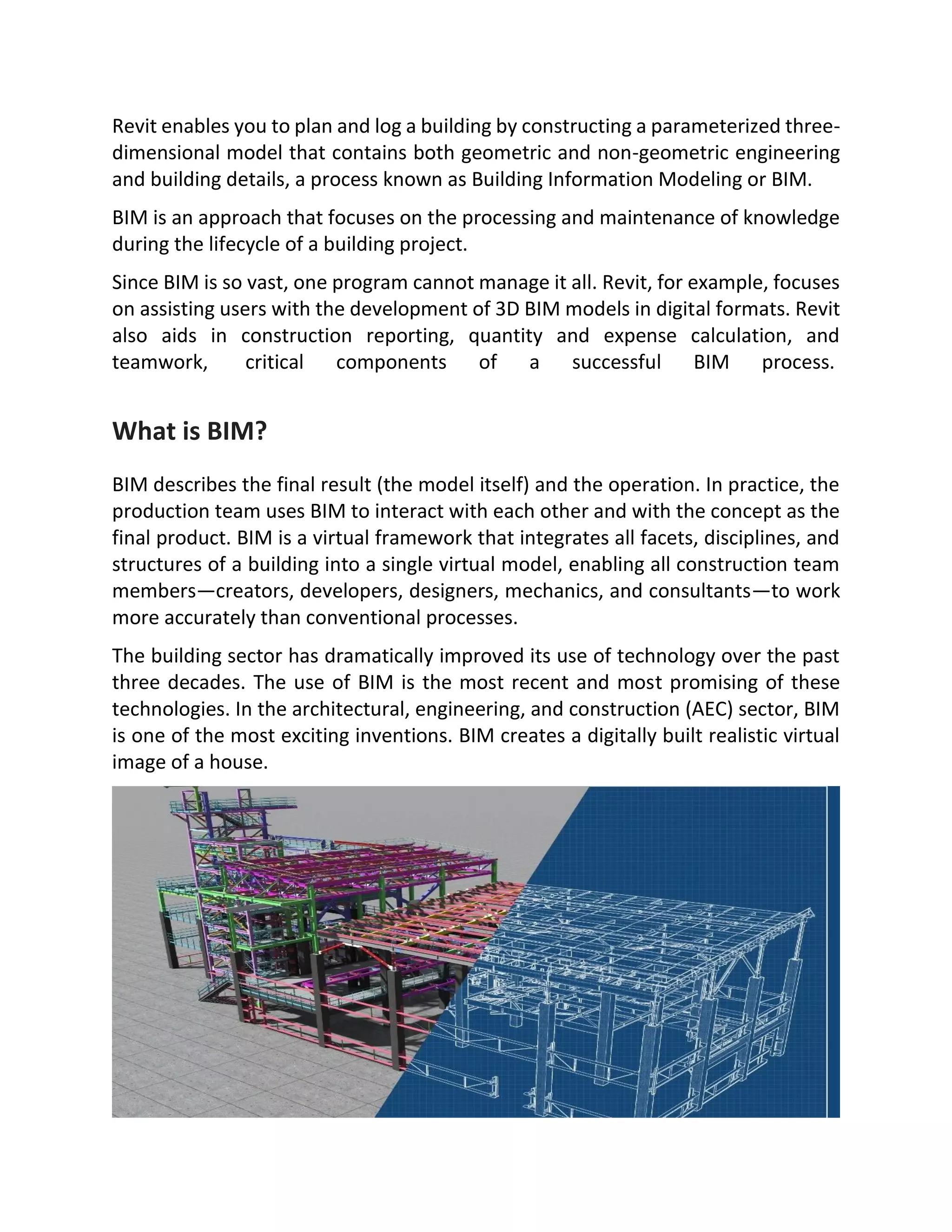 Revit software - the best tool for an architect | PDF