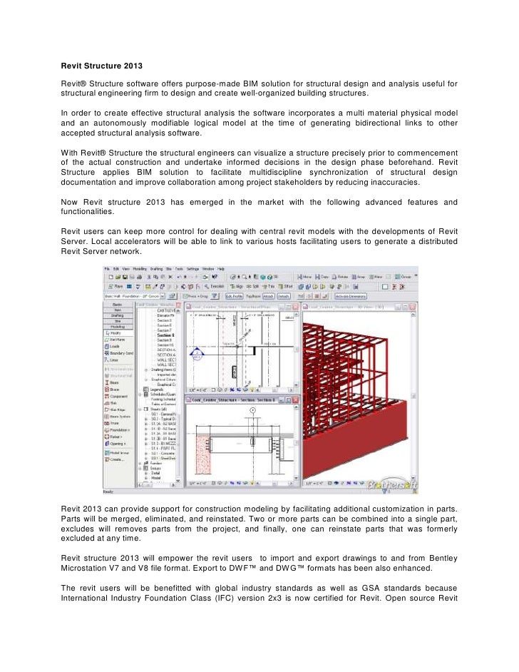 Autodesk launch Revit Structure 2013 to make more improved structural ...
