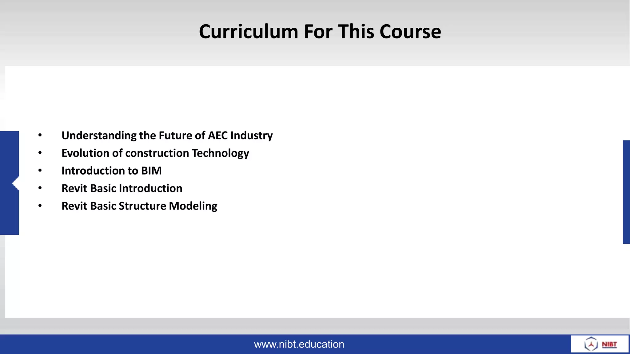 Revit Structure Tutorialstructural Engineering Courses Nibt Elearning Pptx
