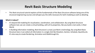 Revit structure tutorial|structural engineering courses| NIBT eLearning ...