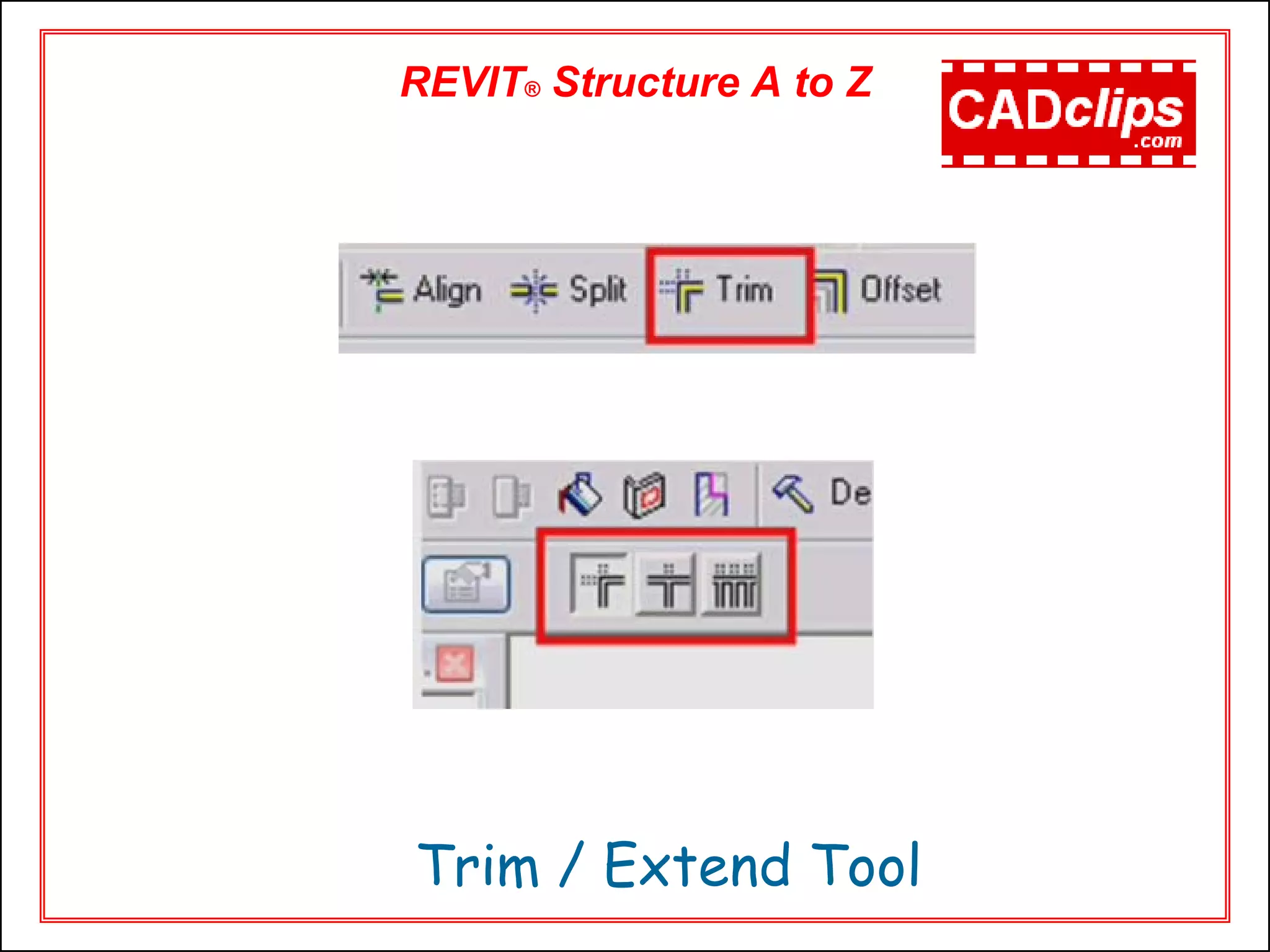 Revit structure video cadclip training outline | PDF