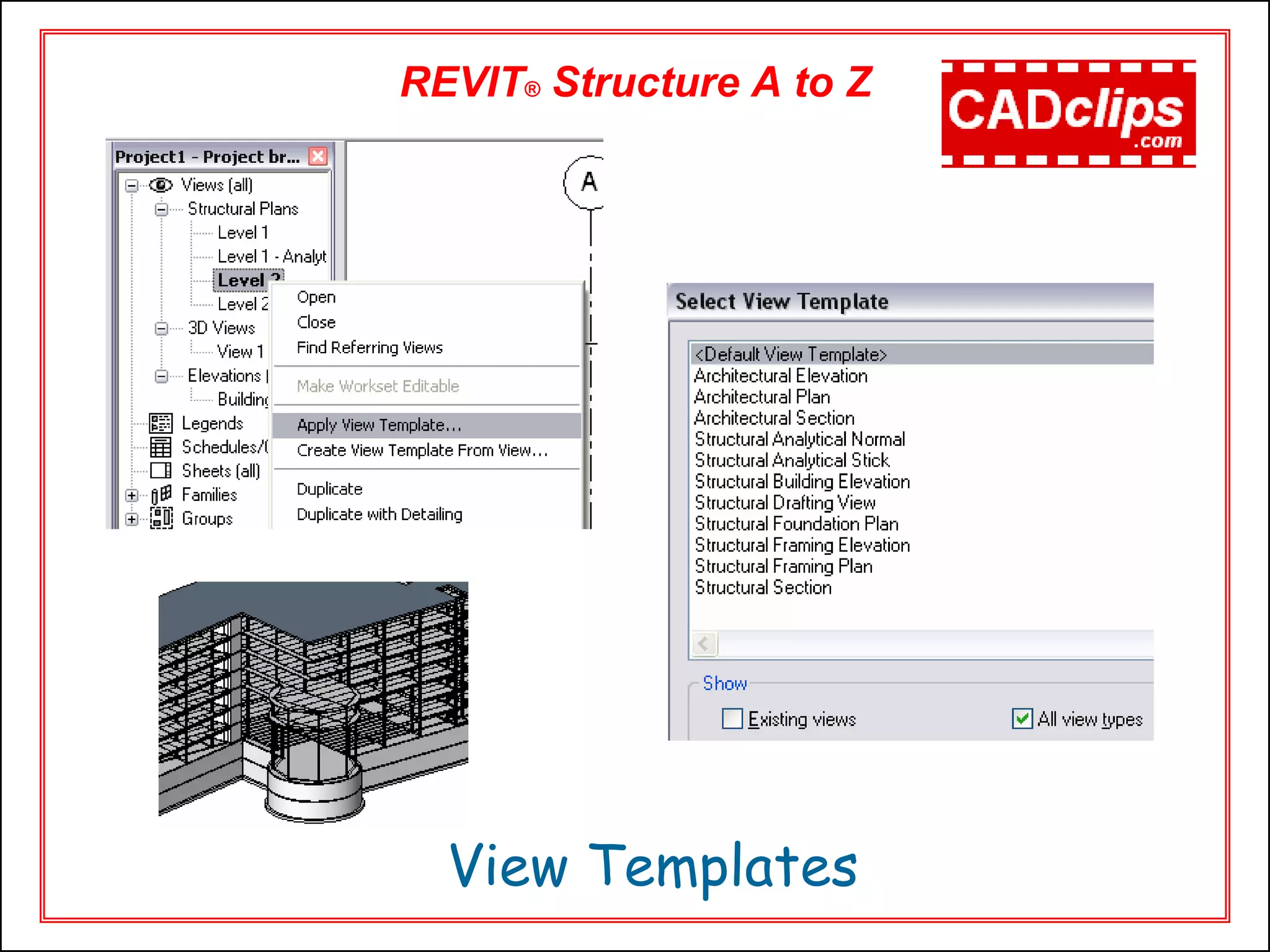Revit structure video cadclip training outline | PDF