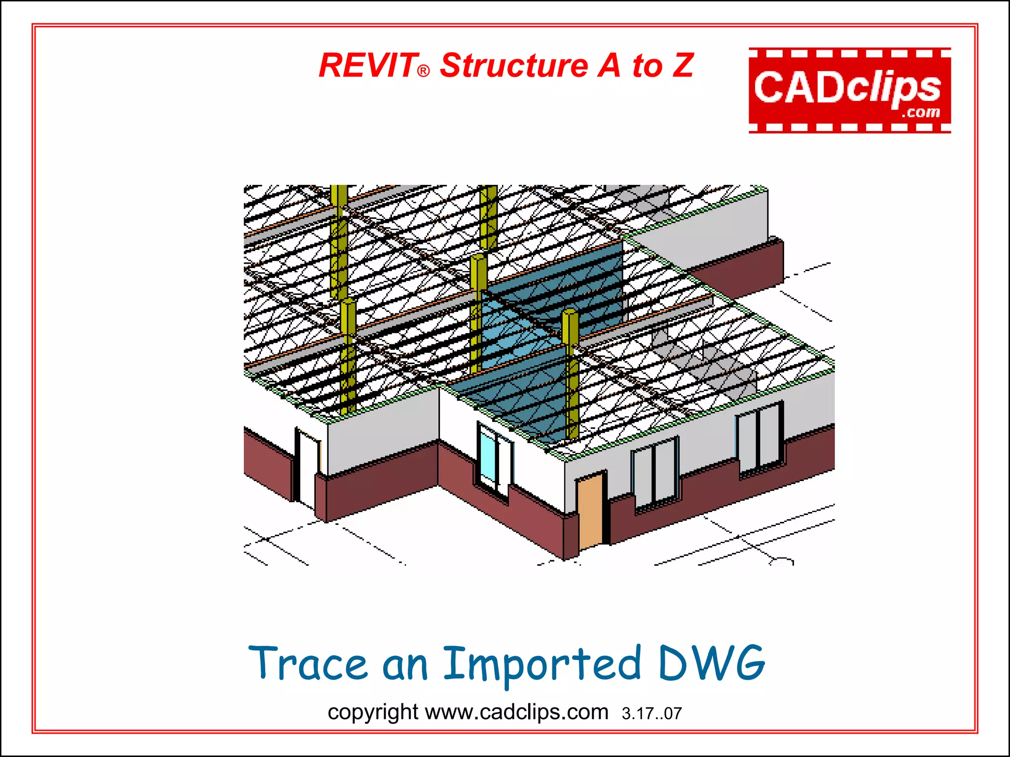 Revit structure video cadclip training outline | PDF