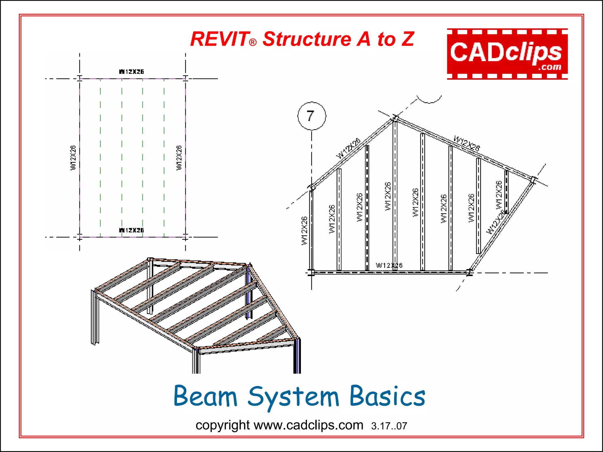 Revit structure video cadclip training outline | PDF