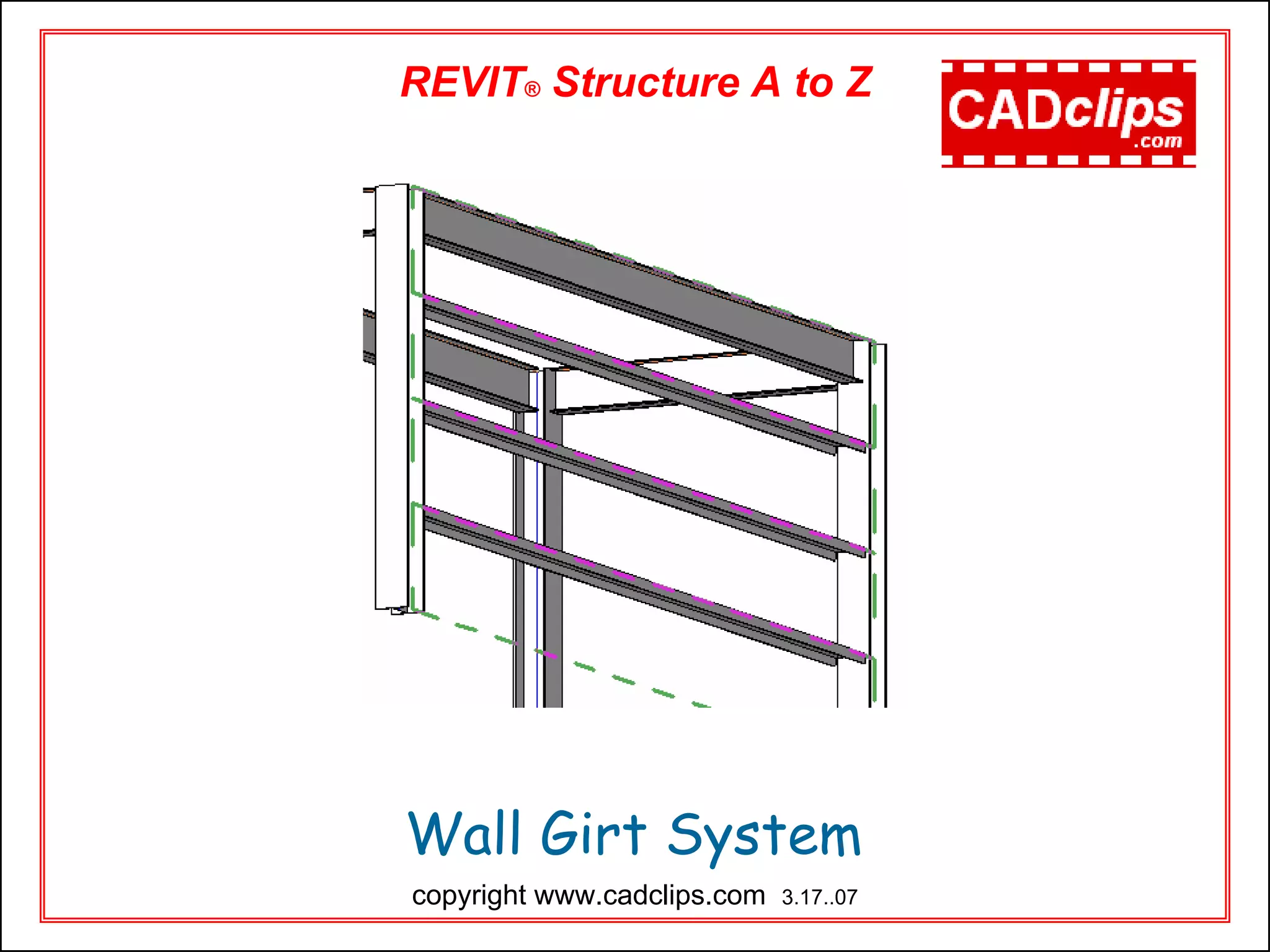 Revit structure video cadclip training outline | PDF