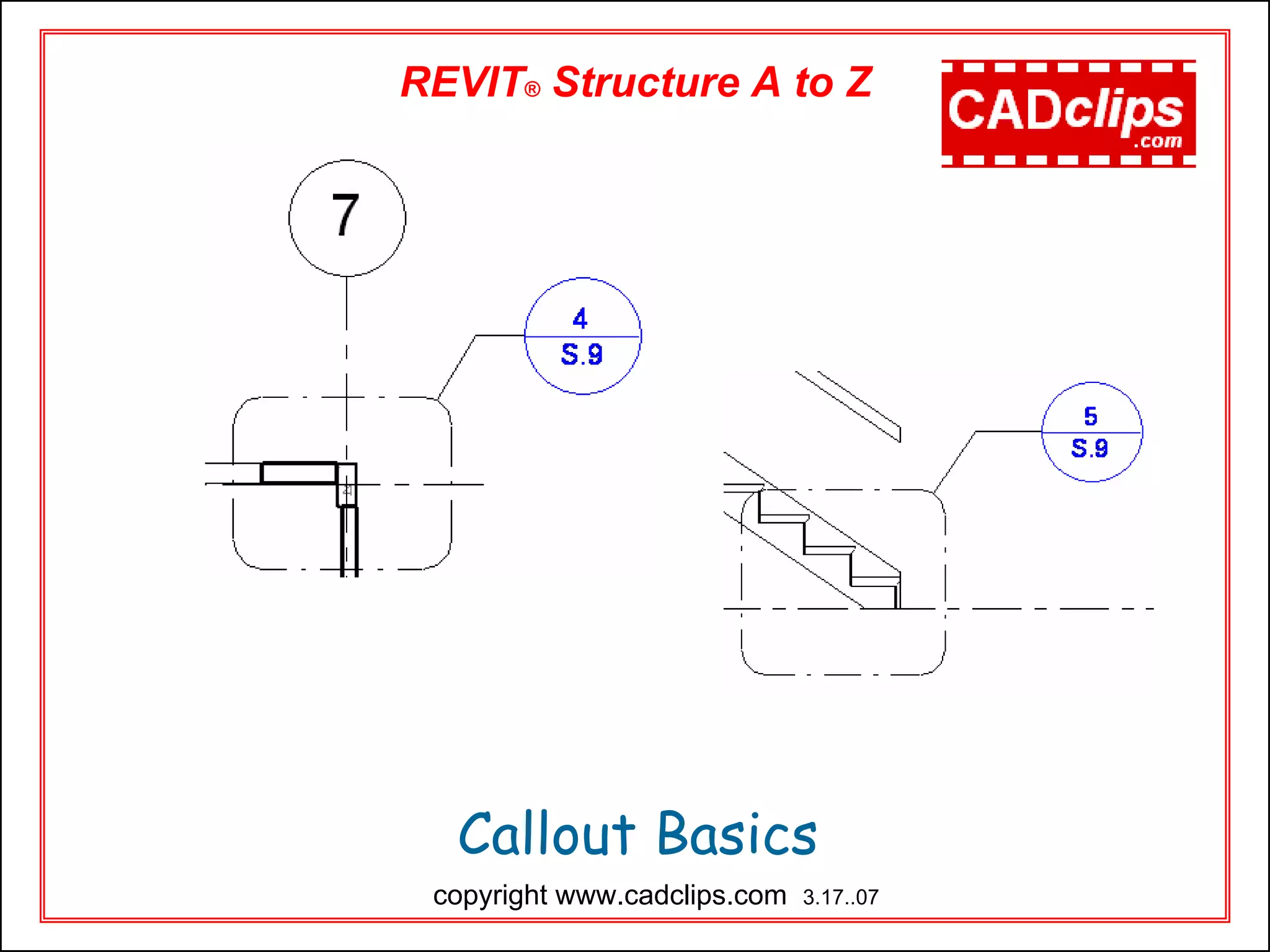 Revit structure video cadclip training outline | PDF
