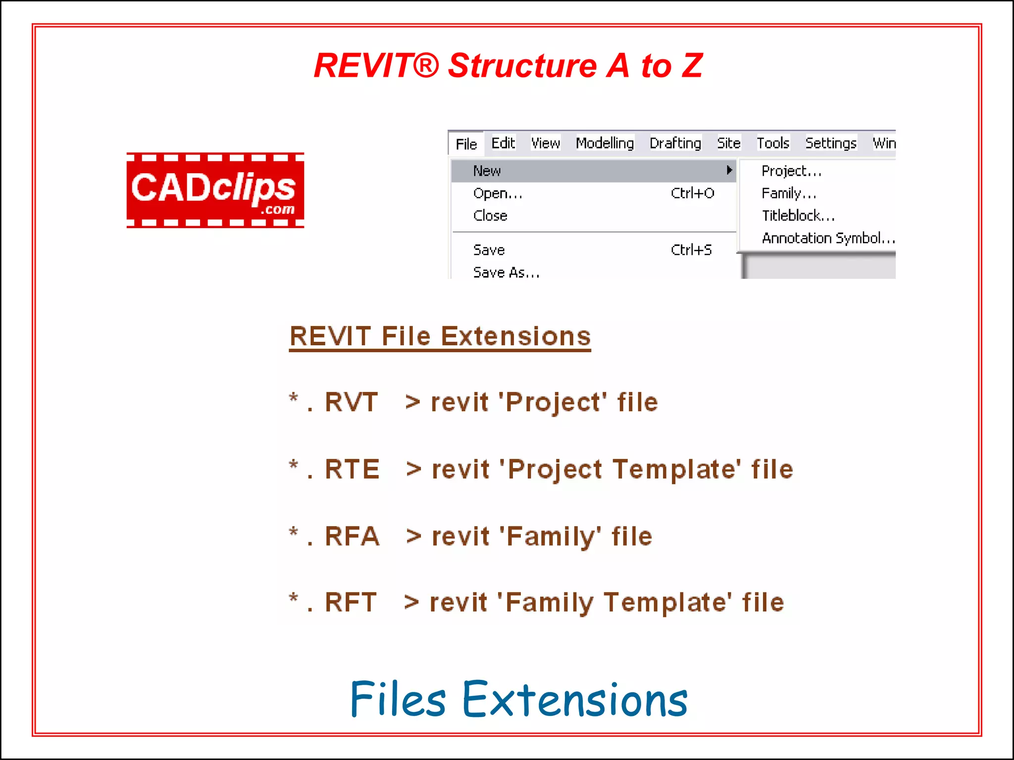 Revit structure video cadclip training outline | PDF