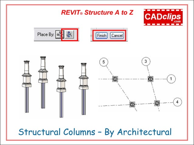 Revit structure video cadclip training outline | PDF