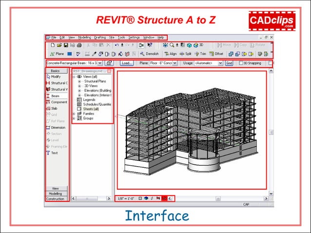 Revit structure video cadclip training outline | PDF