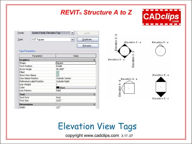 Revit structure video cadclip training outline | PDF