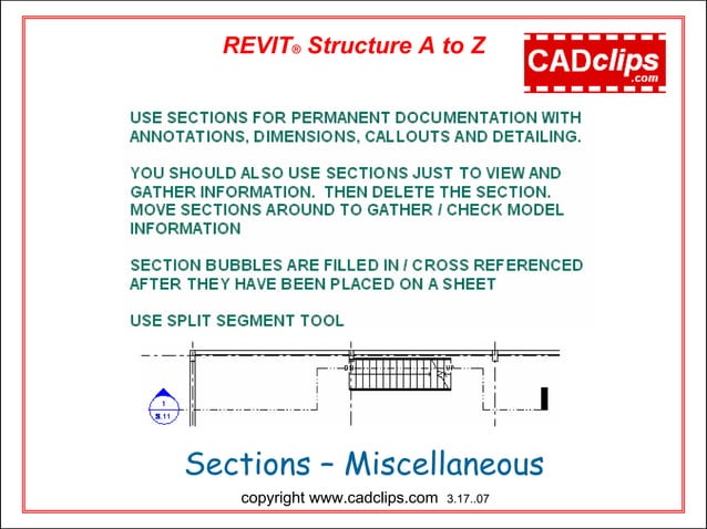 Revit structure video cadclip training outline | PDF