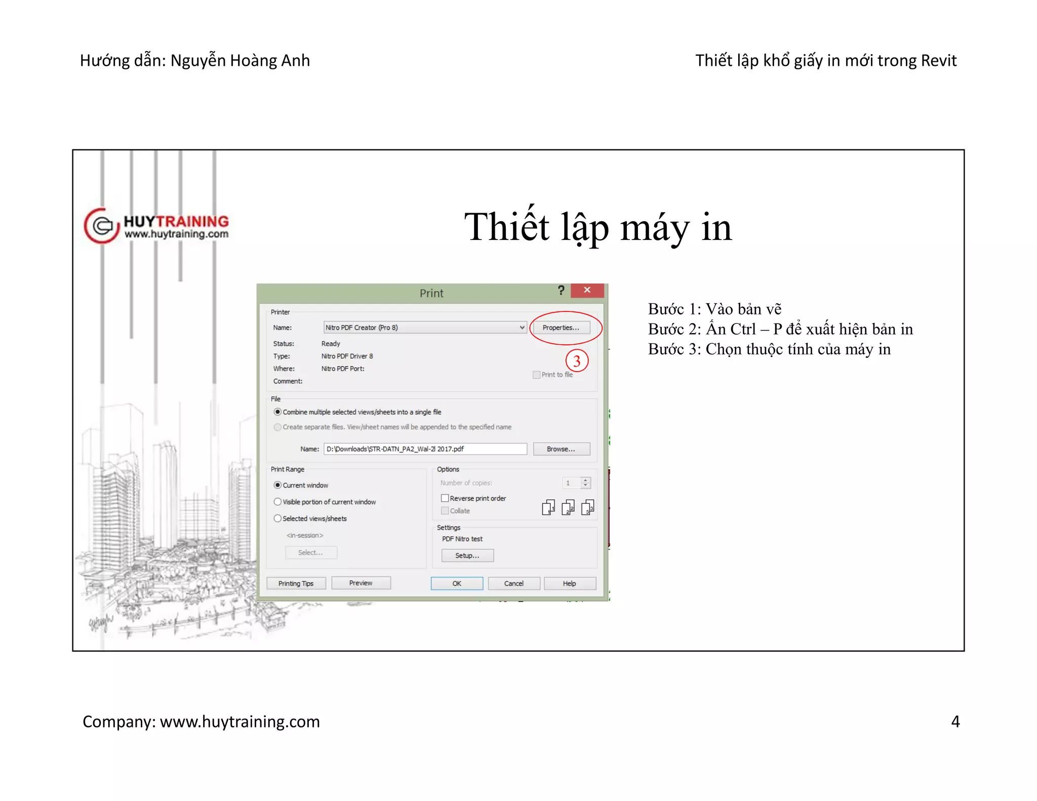 [Revit] Thiết lập khổ giấy in mới trong Revit | PDF