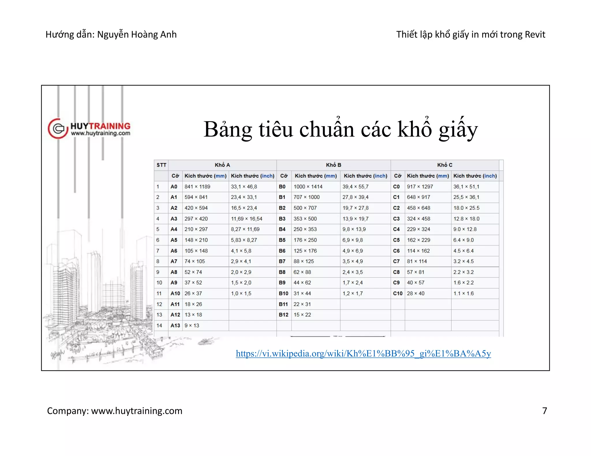 [Revit] Thiết lập khổ giấy in mới trong Revit | PDF